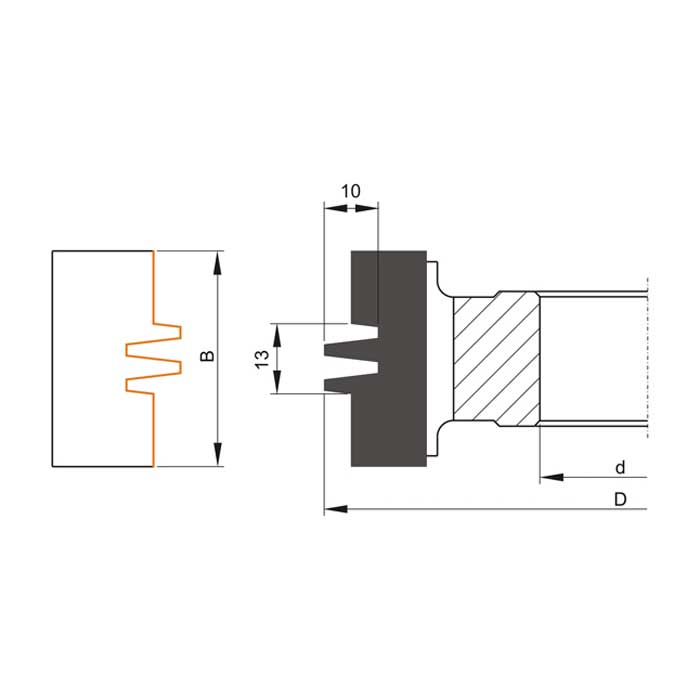 Glue joint cutters (longitudinal connection) - Globus Wapienica